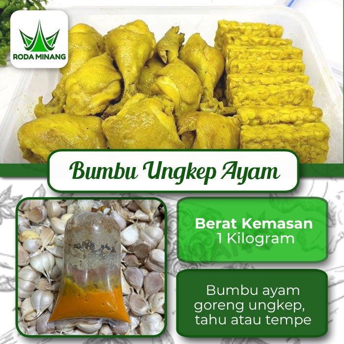 Jual Bumbu Ayam Goreng Ungkep Kuning Bumbu Giling Basah Campur Halus ...
