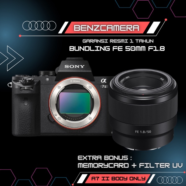 Jual Sony Alpha A7II Body Only Kit FE 50mm f/1.8 / Sony A7II | Shopee ...