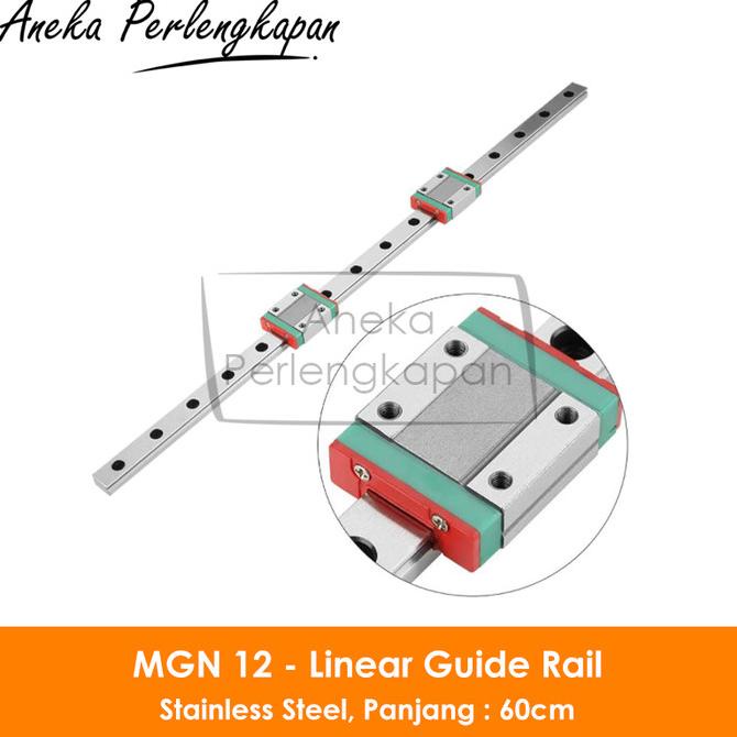 Jual Mgn12 / Mgn 12 Linear Guide / Rel Linear Cnc / Stainless Steel ...