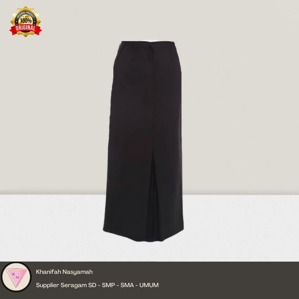 Jual Rok Span Hitam Panjang SMK-SMA | Seragam Sekolah SD-SMP-SMA | Rok Hitam Span Panjang Ban ...