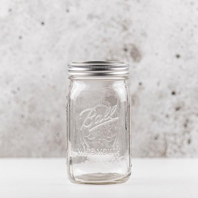 Jual BALL MASON JAR wide mouth 947 ml / 32 oz - toples makanan | Shopee ...