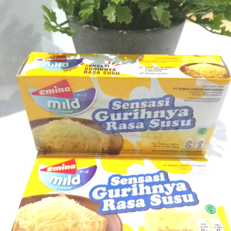 Jual Emina Block Mild Cheese 165 Gram -Sensasi Gurihnya Rasa Susu ...