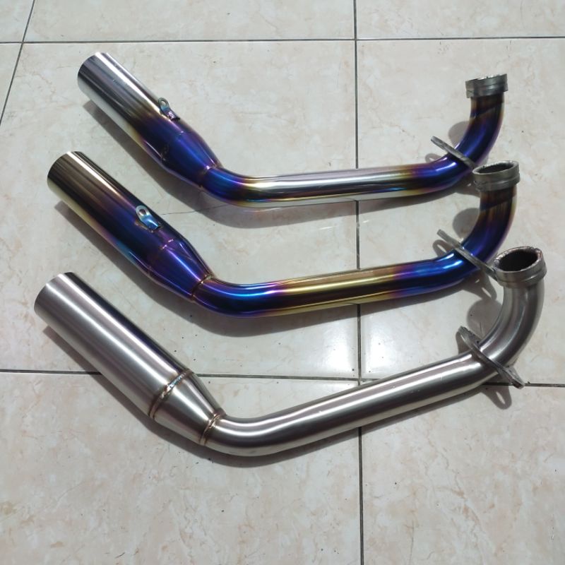 Jual pipa leheran knalpot, header xmax sensor / non sensor full ...