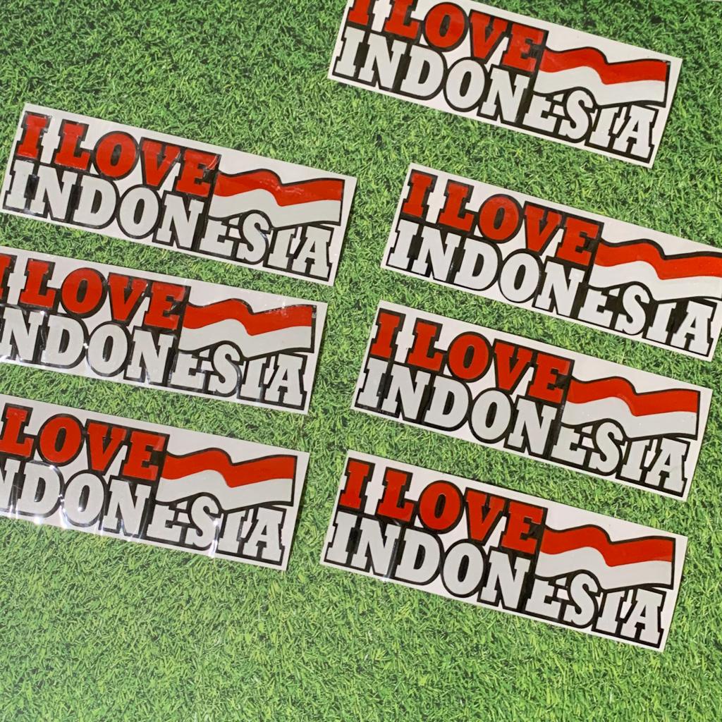 Jual Stiker Bendera Indonesia cutting sticker flag indonesian | Shopee ...