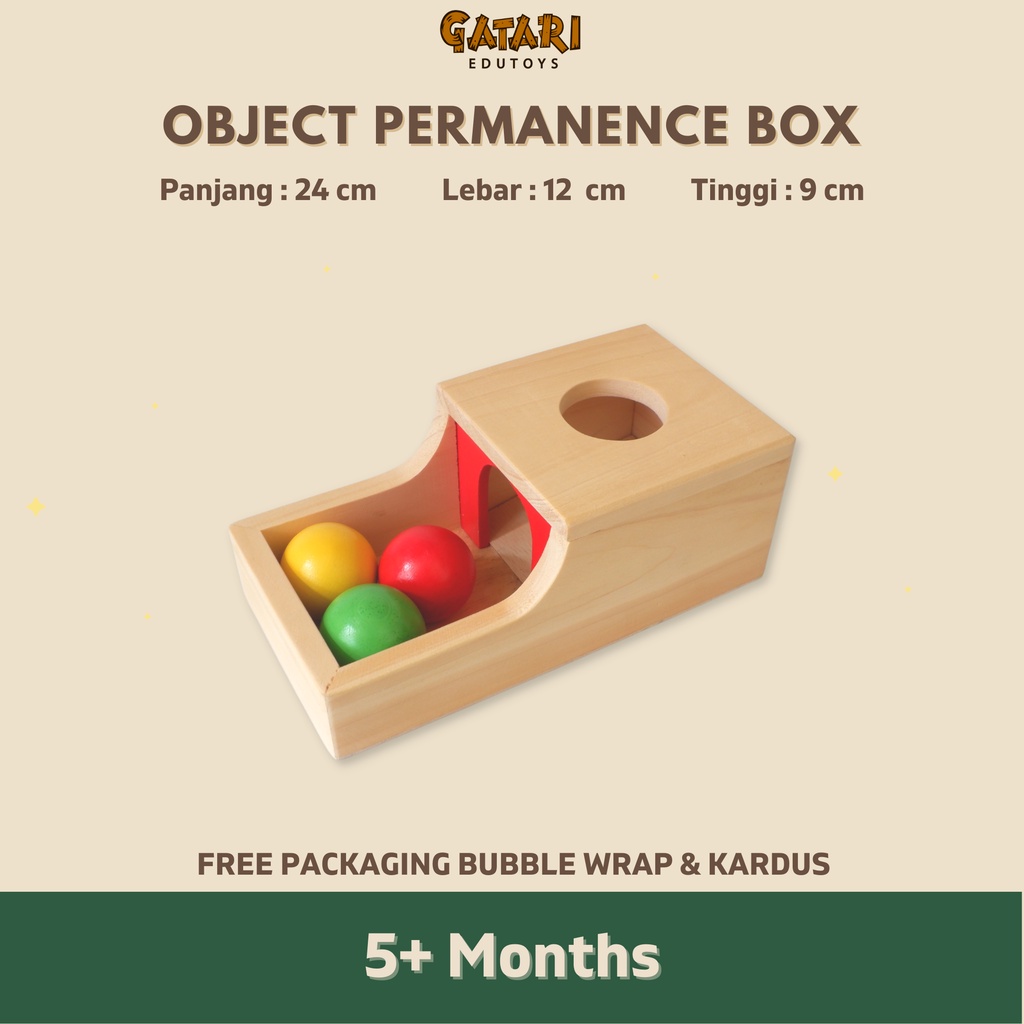 Jual Object Permanence Box / Montessori Object Permanence Box ...