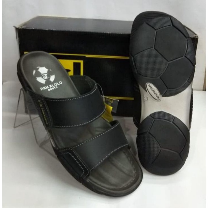 Jual Sandal Pakalolo Pria Original 100% Kulit Asli Motif Selop Terbaru ...