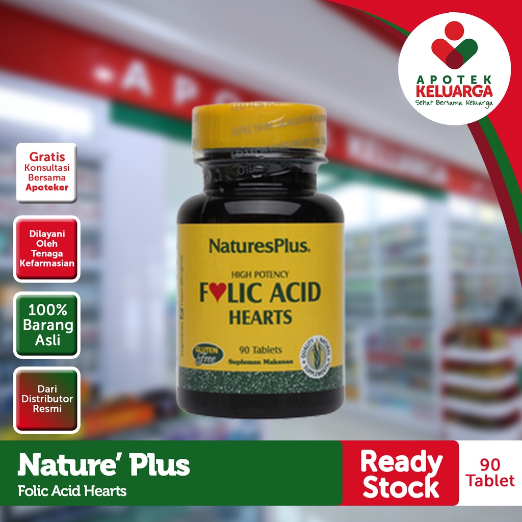 Jual Nature's Plus Folic Acid 90 tablets | Shopee Indonesia