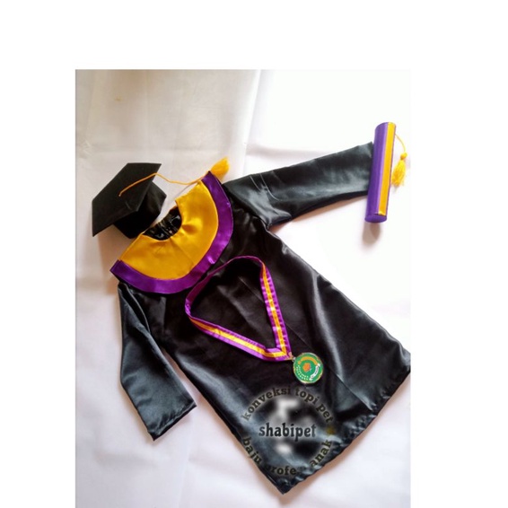 Jual baju toga anak tk paud PAKET LENGKAP @ JUBAH+SAMIR/SLEBER+TOPI ...