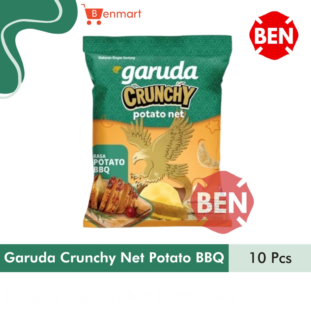 Jual Garuda Crunchy Potato Net Rasa POTATO BBQ 1 Renceng 10 Pcs 14g ...