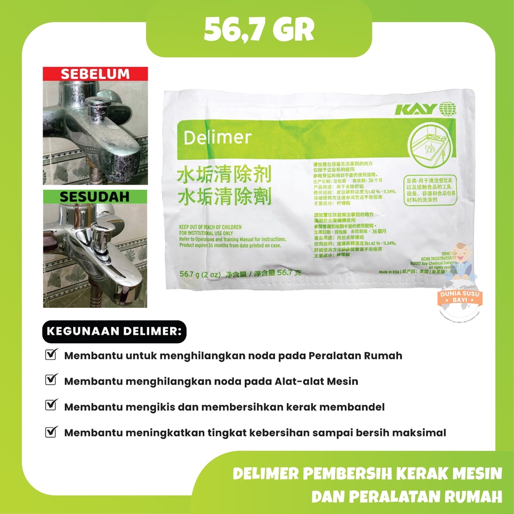 Jual DELIMER Pembersih Kerak Mesin , Peralatan Rumah Tangga Dan Kamar Mandi | Shopee Indonesia