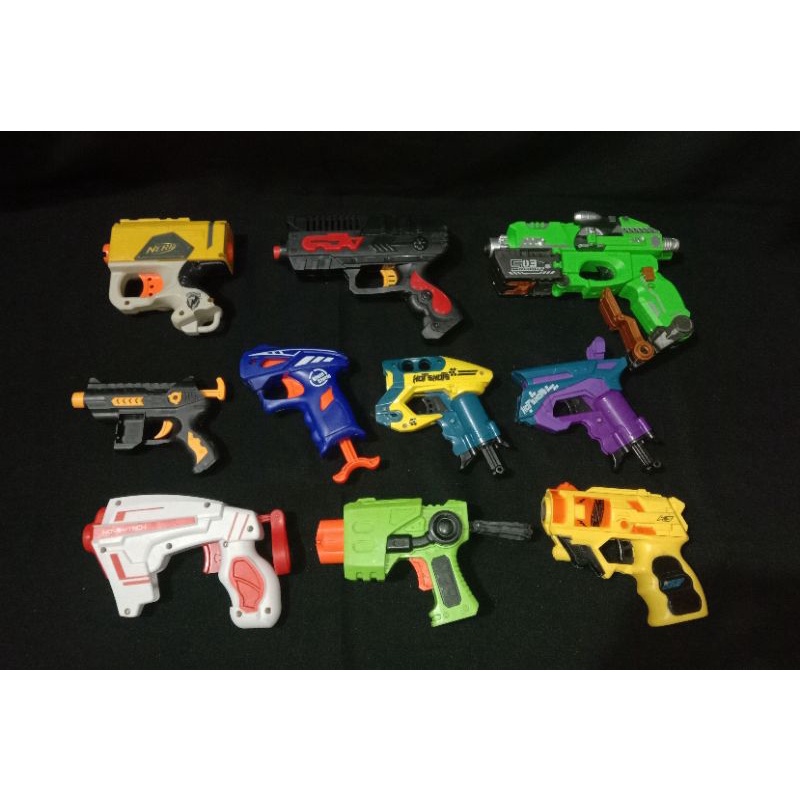 Jual PISTOL NERF EMCO HOTSHOT - PISTOL DART BONUS 2 PELURU | Shopee ...