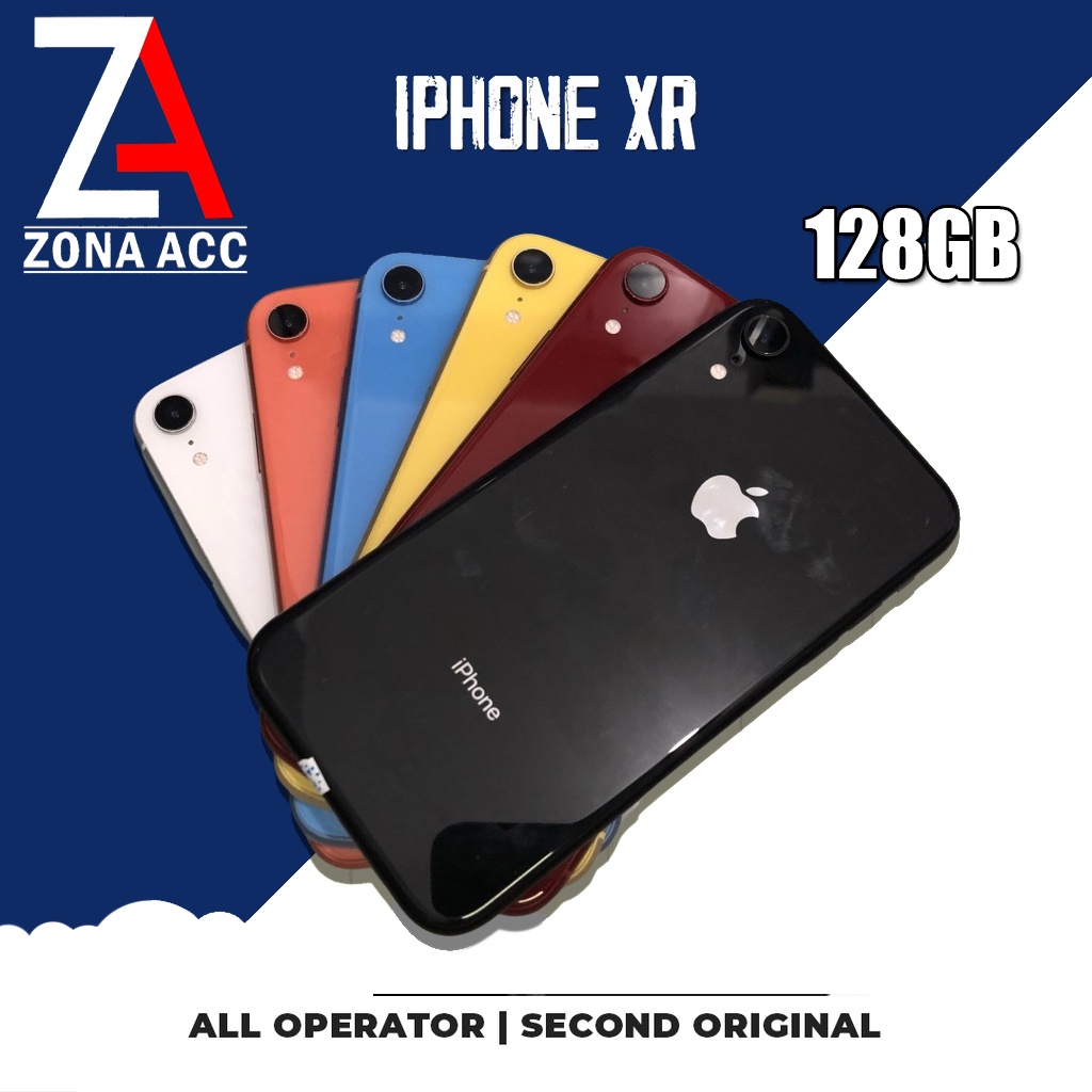 Jual IPHONE XR 128GB BEKAS / SECOND EX INTER ORIGINAL NO MINUS FULLSET | Shopee Indonesia