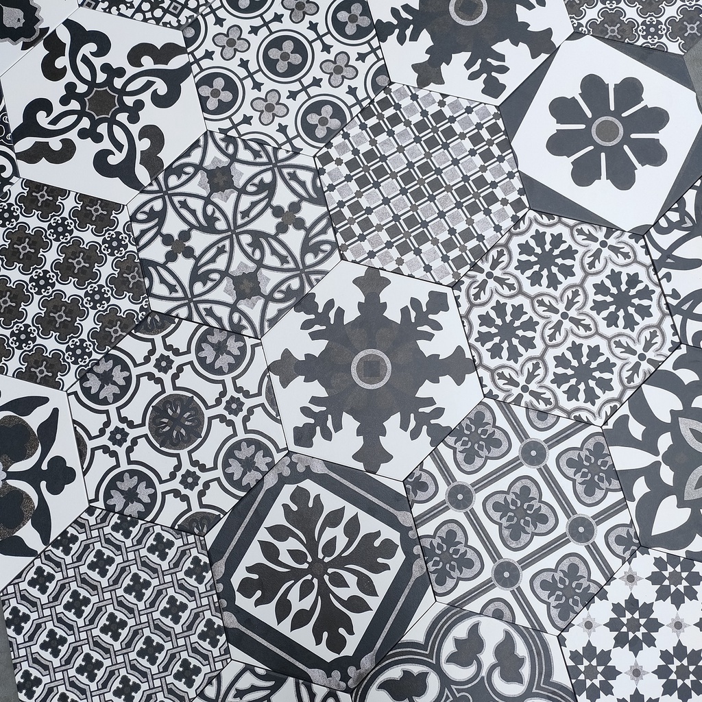 Jual Keramik Roman Hexagonal GH348059 KW2 - Keramik Motif Batik ...