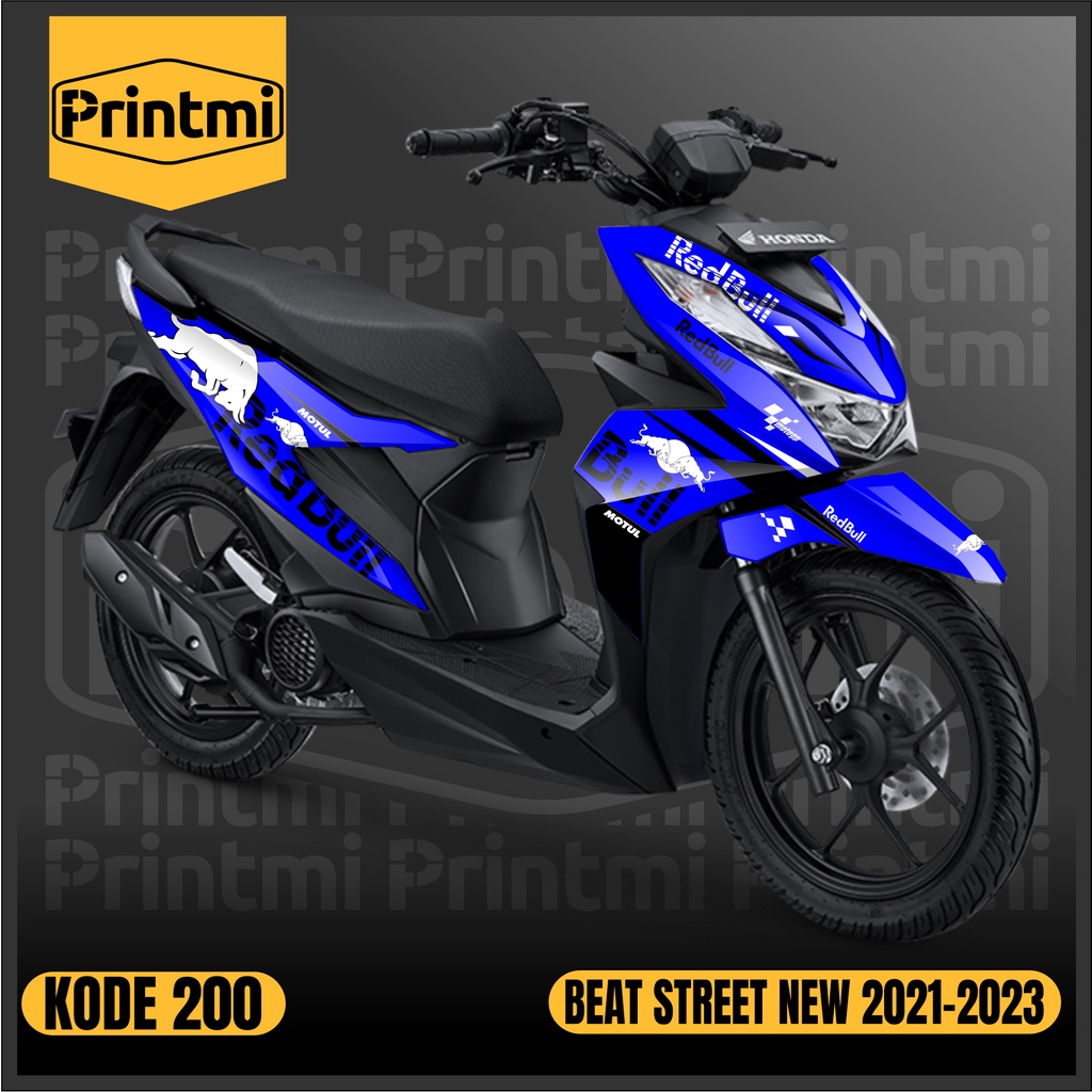 Jual Printmi Stiker Motor Beat Street New 2024 2023 2022 2021 Full Body ...