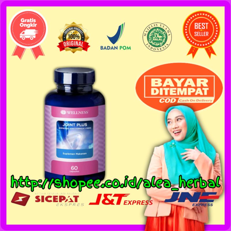 Jual WELLNESS JOINT PLUS ASLI 100% ORIGINAL IMPROVED JOINT FORMULA MSM ...