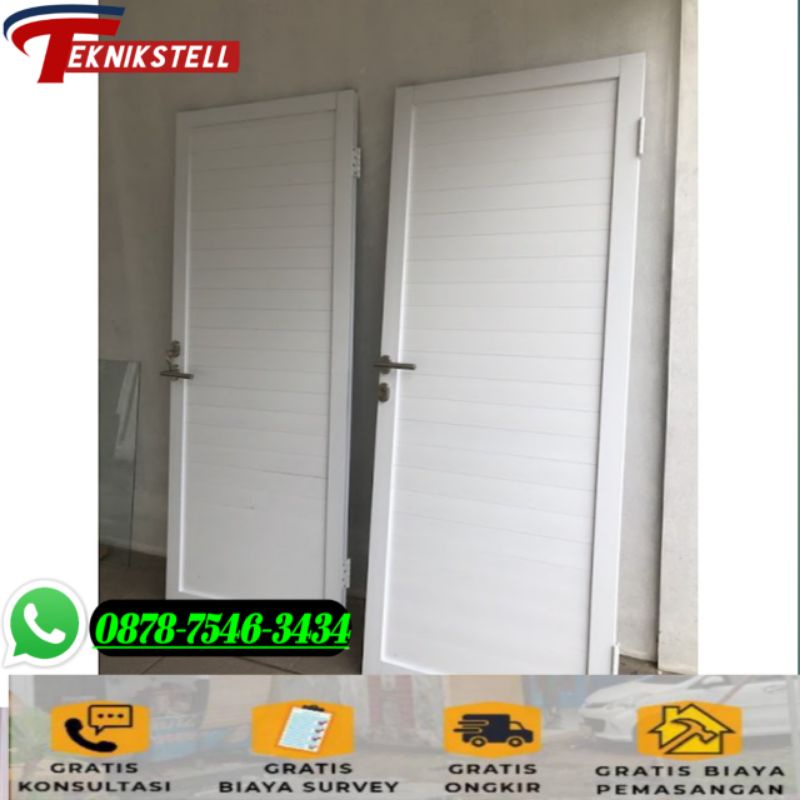 Jual Pintu Aluminium Full Panel/Spandrel Full Set Murah | Shopee Indonesia