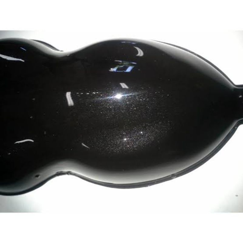 Jual Cat Hitam Metallic PU Metallic Cat Motor mobil Dan Sepeda 1 liter ...