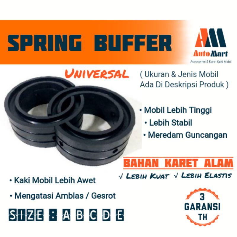 Jual Dumper/Spring buffer Fortuner 2009-2014 depan/belakang 2pcs ...