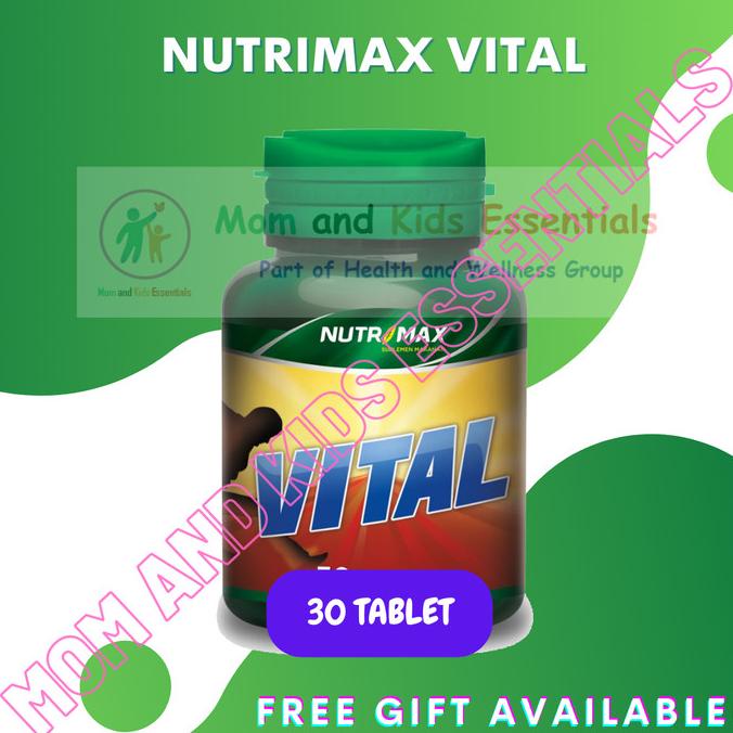 Jual Nutrimax Vital 30 Tablet Vitamin Zat Besi Peningkat Darah ...
