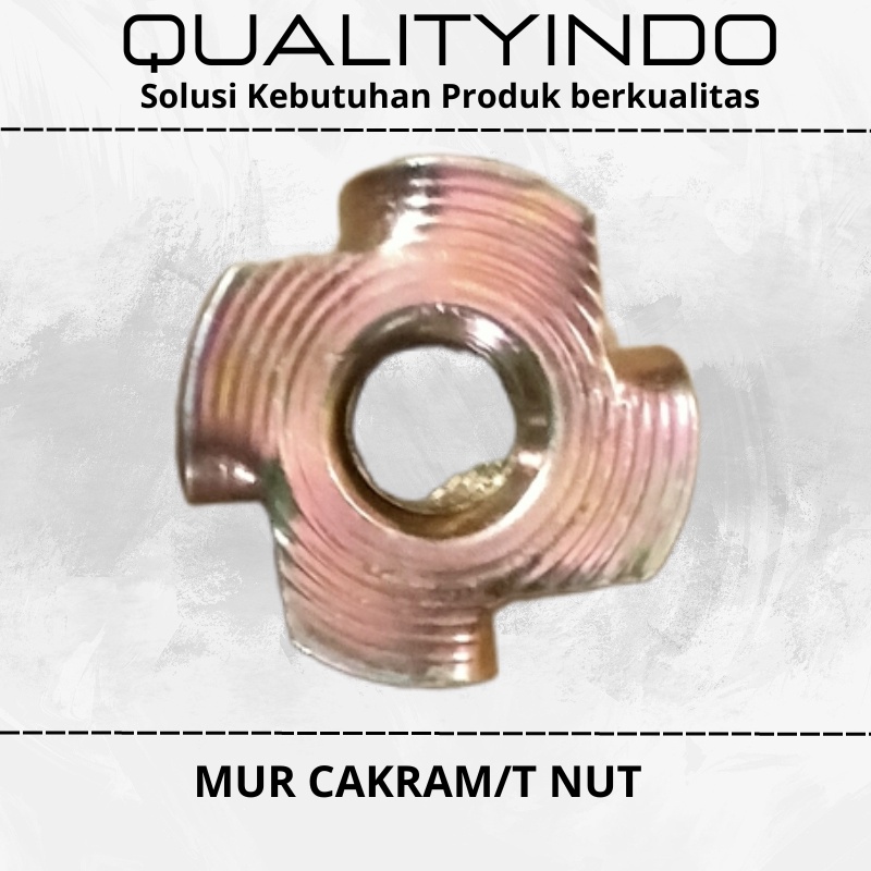 Jual T Nut M6 / Tee Nut / Mur cakram / Mur cakar | Shopee Indonesia