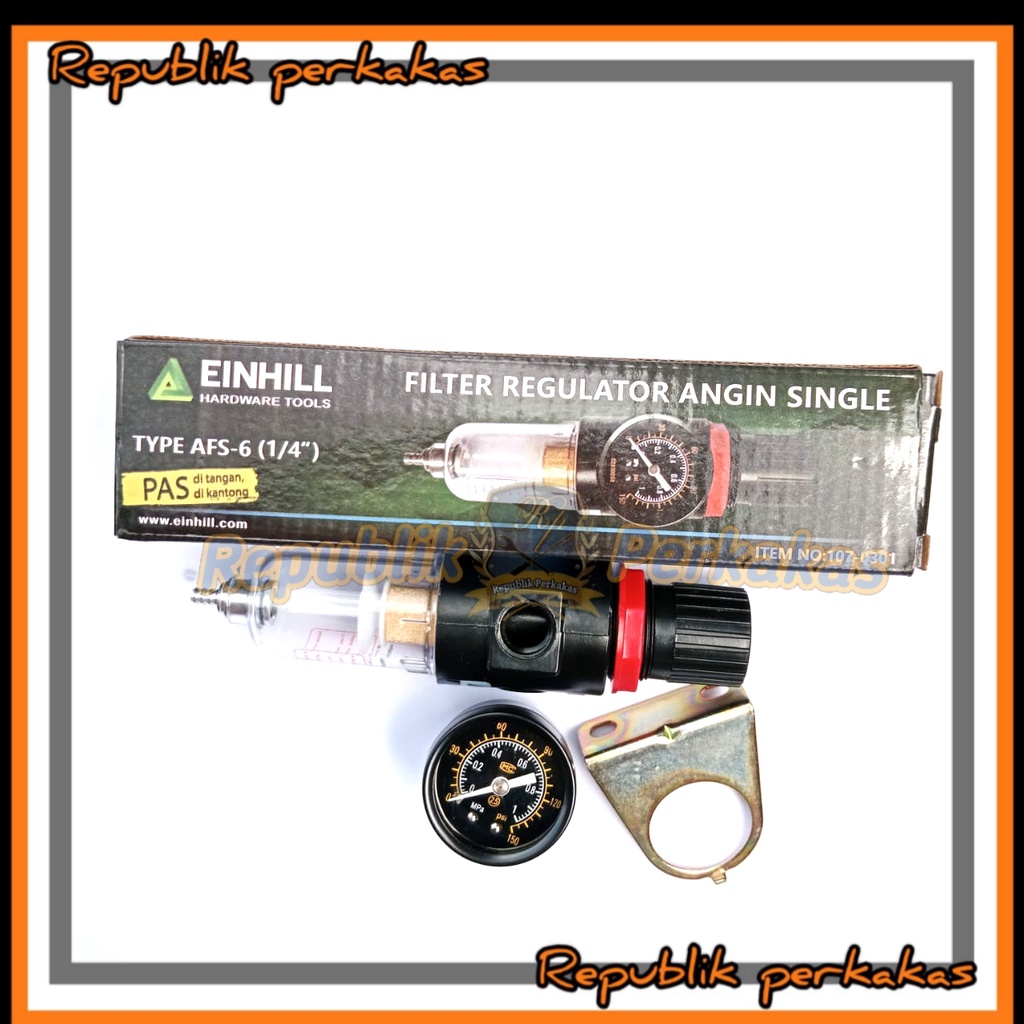 Jual EINHILL Air Control Unit SINGLE AFS-6 (1/4) / Filter Angin ...