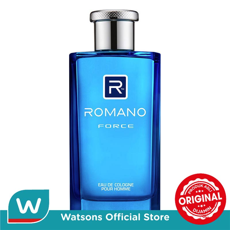 Jual ROMANO Eau De Cologne Parfum Pria Force 100Ml | Shopee Indonesia