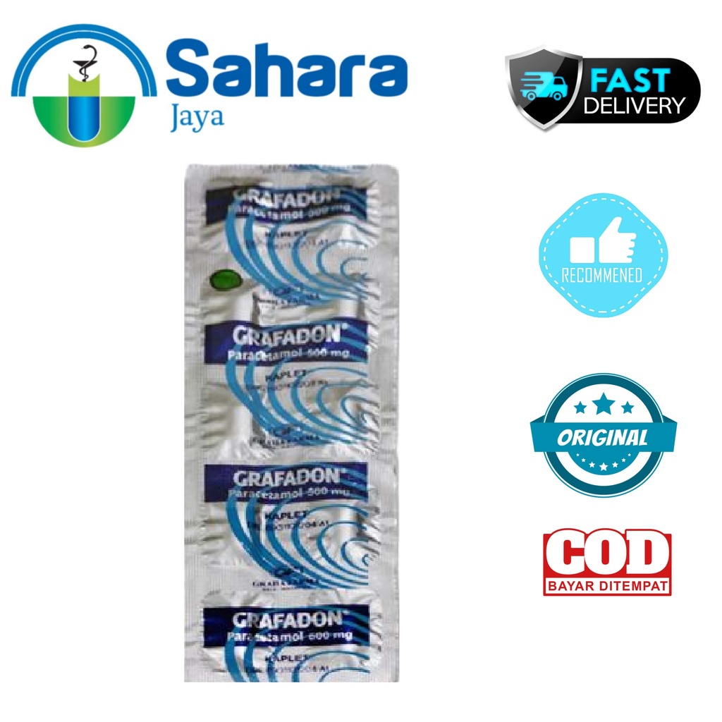 Jual [SJ] Grafadon 500 mg Isi 10 Tablet - Obat Sakit Kepala Dan Demam ...