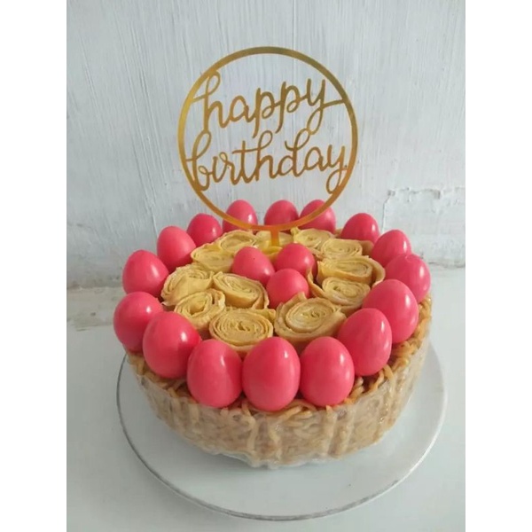 Jual Mie goreng ulang tahun/mie goreng ultah/Cake Noodle/Kue Mie Ultah ...