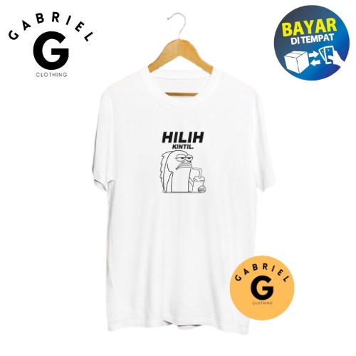 Jual Kaos Distro Gambar Dan Kata-Kata HILIH KINTIL/ Kaos Untuk Pria Dan ...