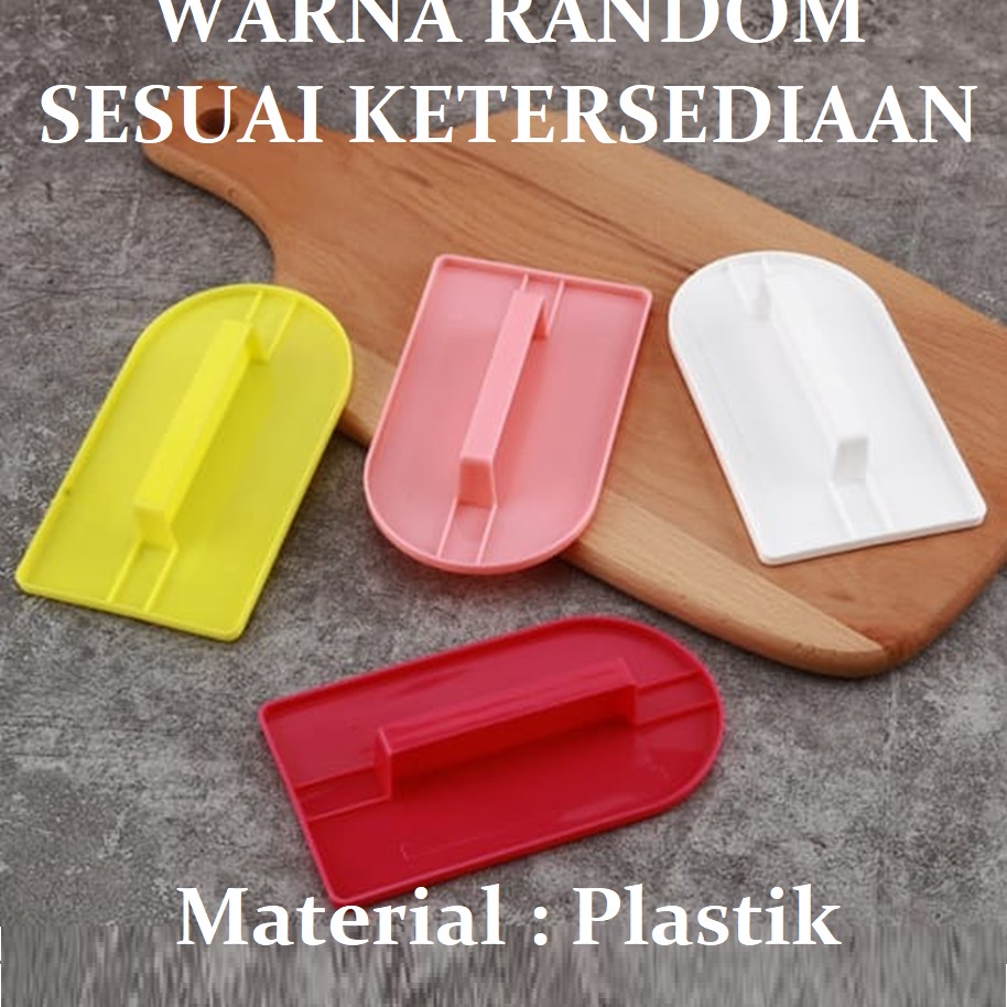 Jual Scrapper Kue Pisau Plastik Pemotong Adonan Bakpao Roti Dough ...