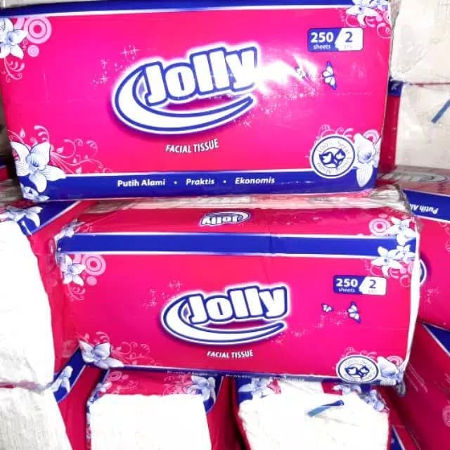 Jual TISSUE JOLLY / TISU WAJAH JOLLY 250 SHEET | Shopee Indonesia
