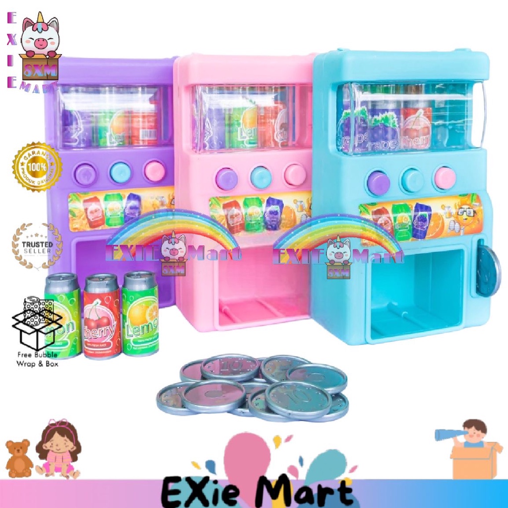Jual MAINAN ANAK MESIN MINUMAN SODA OTOMATIS [SS1330] - MINI VENDING ...