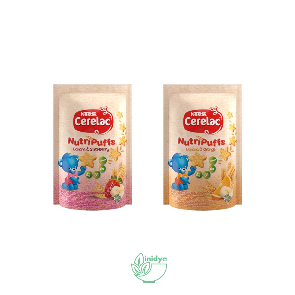 Jual Nestle Cerelac Nutripuff Pisang Oren / Pisang Strawberry 25g 50g ...