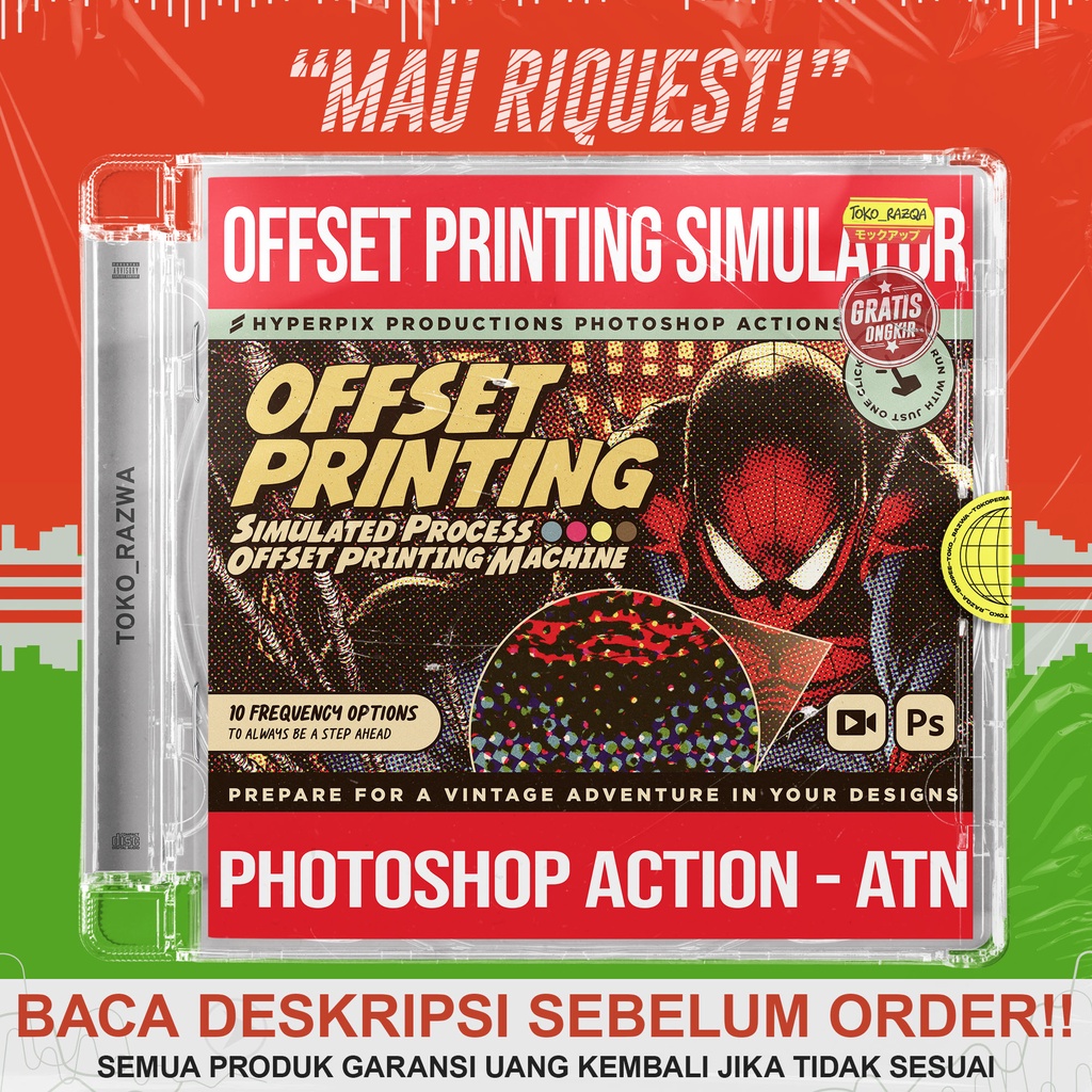 Jual 210223 - Offset Printing Simulator For Photoshop Action | Shopee Indonesia