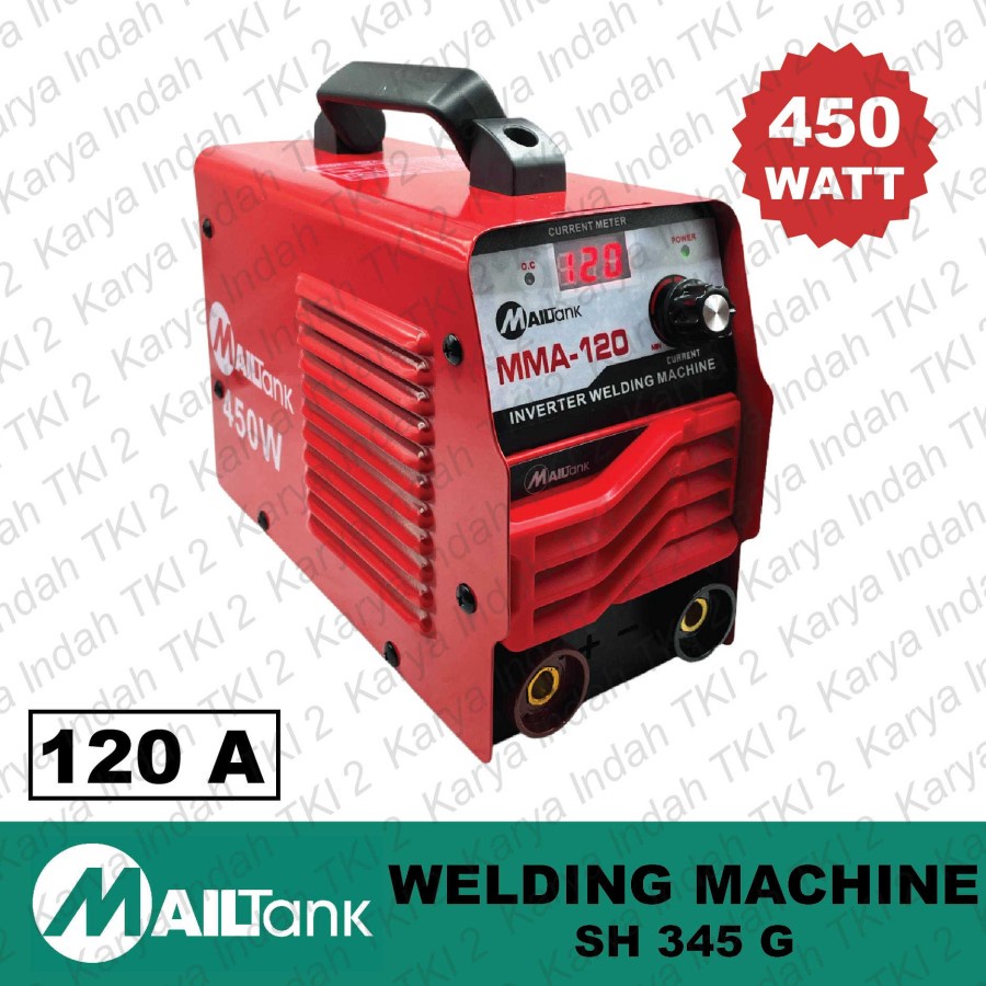 Jual Mesin Las 120 A MAILTANK SH345G 450 Watt Welding Machine Trafo Las 450 - SH345G | Shopee ...