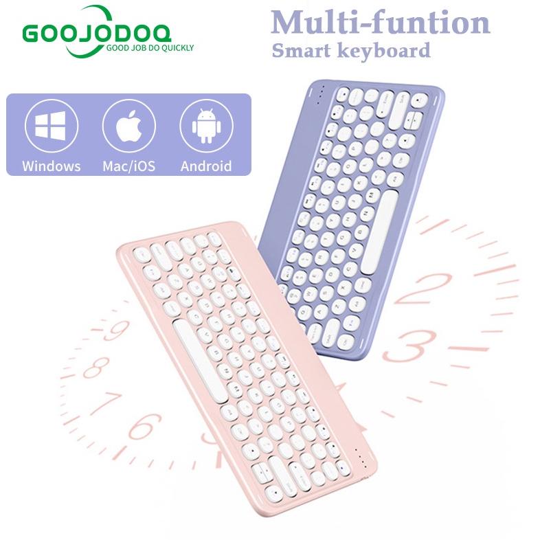 Jual Goojodoq Wireless Keyboard Tablet Bluetooth Keyboard For Android For Ios For Windows