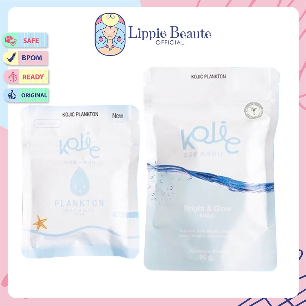 Jual KOJIC PLANKTON - Bright & Glow Soap 90g dan 40g | Shopee Indonesia