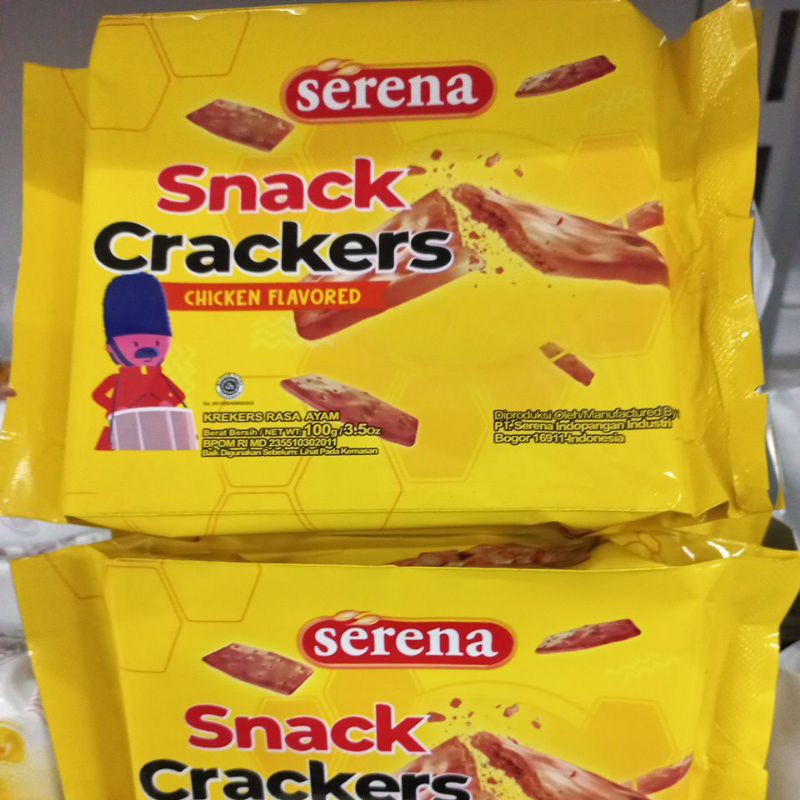 Jual SERENA Snack Crackers Chicken Pack 100gr | Shopee Indonesia