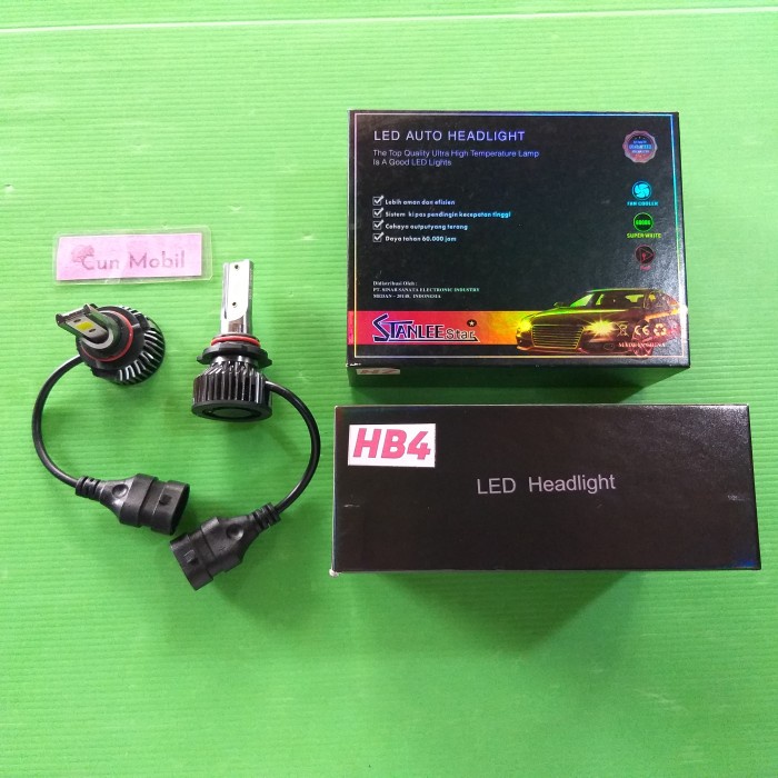 Jual Bohlam Halogen Led Hid Hb4 12V Warna Putih Sekali Pakai Kipas Stanlee | Shopee Indonesia