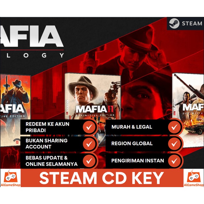 Jual Mafia Trilogy Original PC Game Steam | Shopee Indonesia