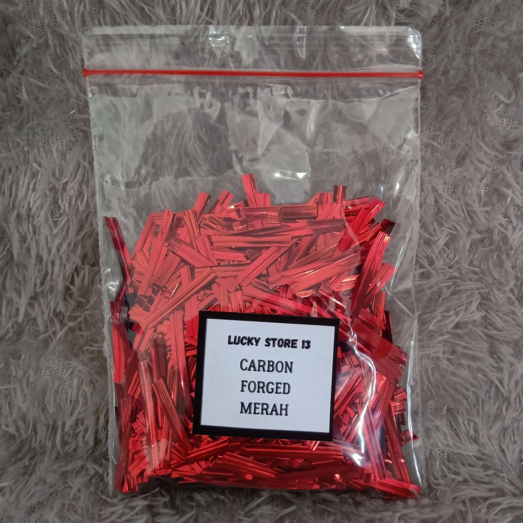 Jual Premium Carbon Forged Merah Ukuran Lebar 10gr Serat Campuran Karbon Forget Warna Warni ...