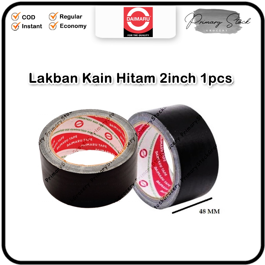 Jual Lakban Jilid Hitam Buku Daimaru Isolasi Kain Kliping Makalah 2 ...