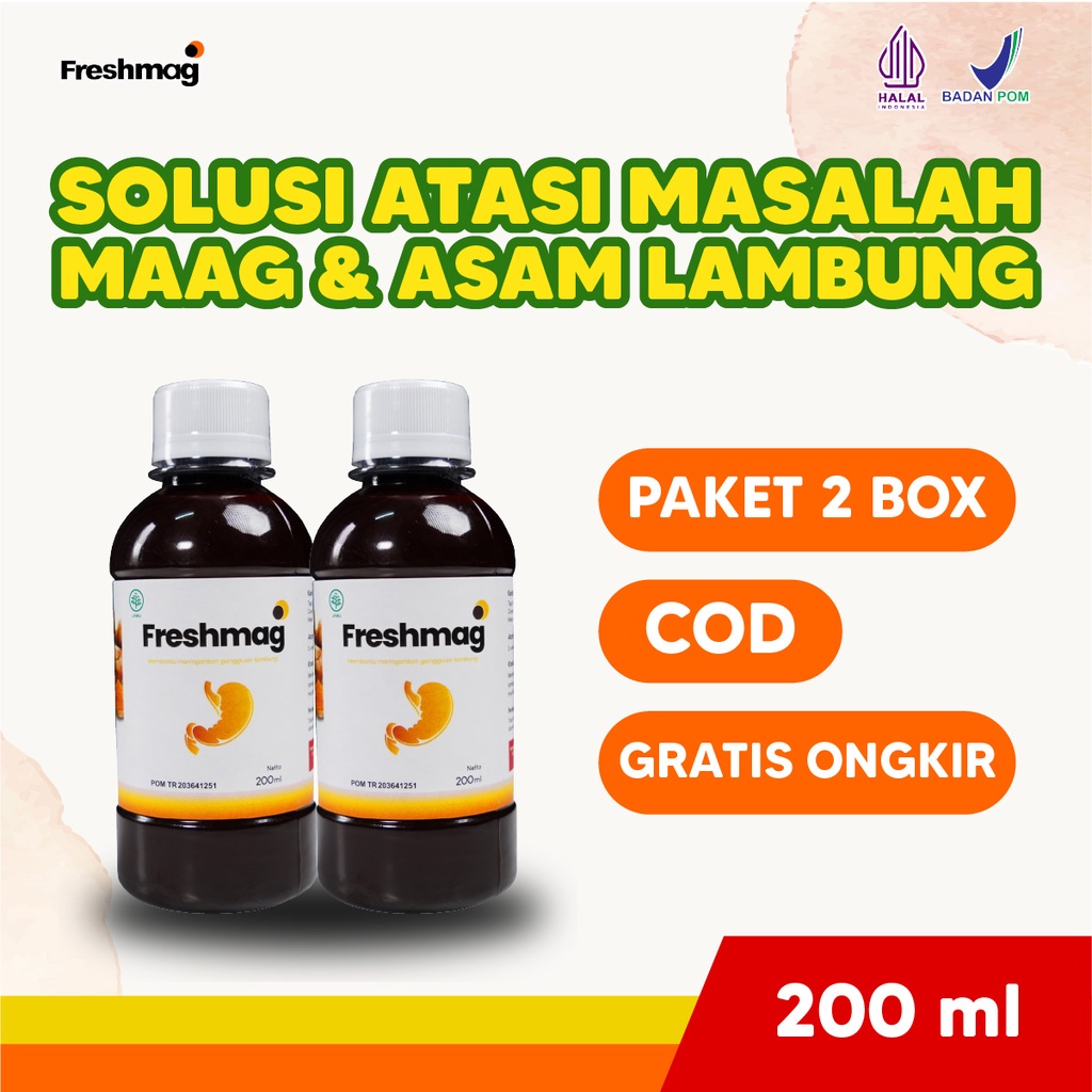 Jual Freshmag Original Paket 2 Botol Fresh Maag Presmag Original Madu ...