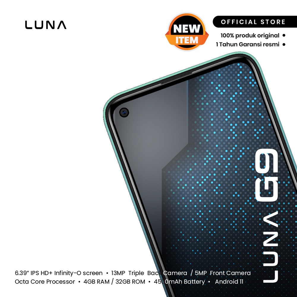 Jual Luna G9 4/32 GB 6.39" Punch hole display Garansi resmi | Shopee ...