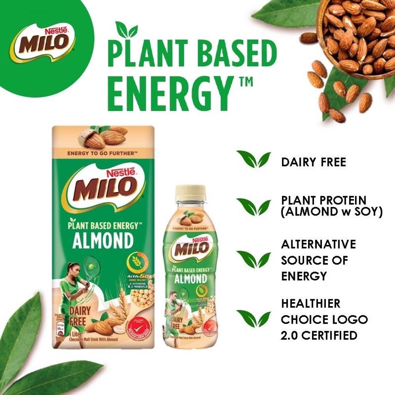 Jual Halal - Milo Dairy Free Almond Milk - 225 ml | Shopee Indonesia