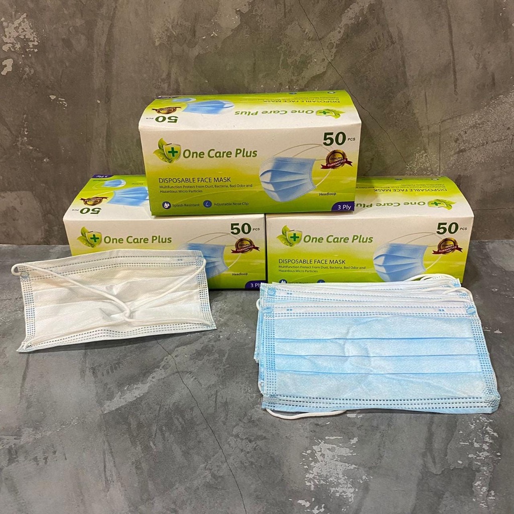 Jual READY isi 50 MASKER HIJAB FACE MASK / ELIER / ONECARE PLUS ...
