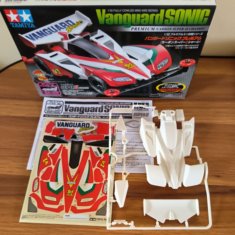 Jual Tamiya 19435 Body Vanguard Sonic Premium Original + Decal + Box ...