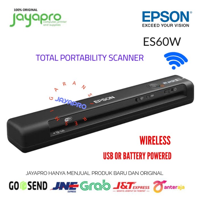 Jual Scanner Epson Scanner Es 60W Resmi | Shopee Indonesia