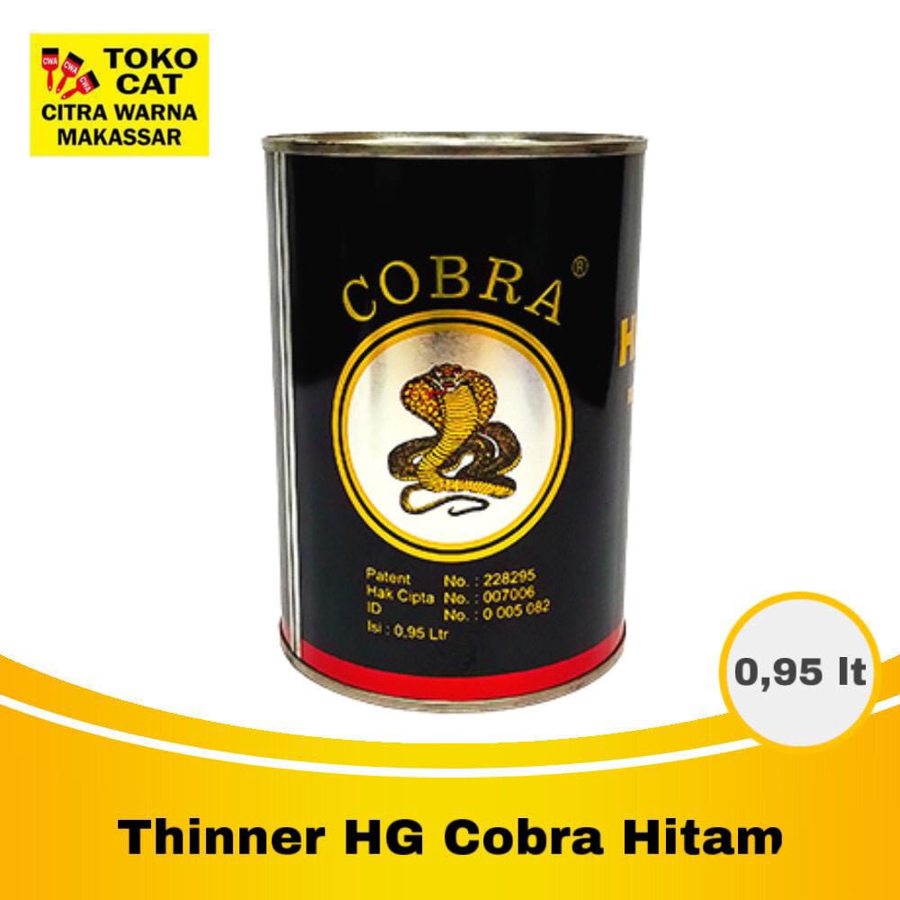 Jual Thinner High Gloss Cobra Hitam 0.95 Liter | Shopee Indonesia