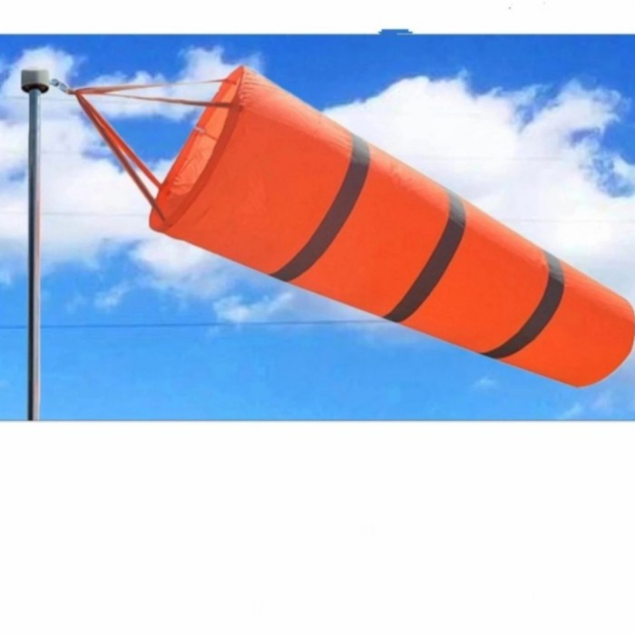 Jual Safety Wind Sock / Petunjuk Mata Arah Angin Panjang 40Cm | Shopee ...